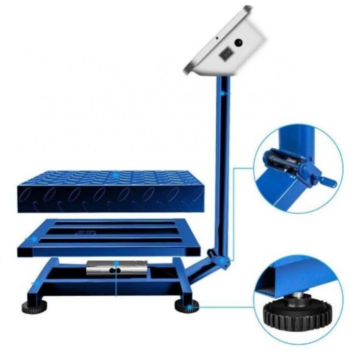 Cantar Electronic Profesional 350kg cu Platforma FD(Metalica din Tabla ...